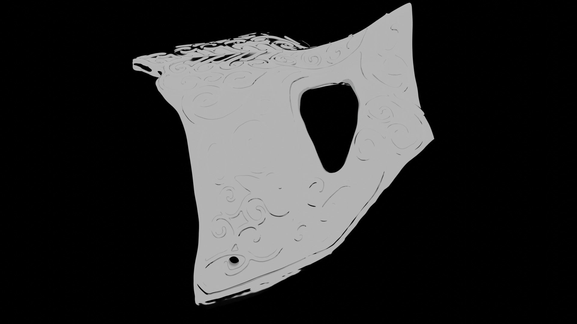 Masquerade Carnival Mask 3D model 3D printable | CGTrader