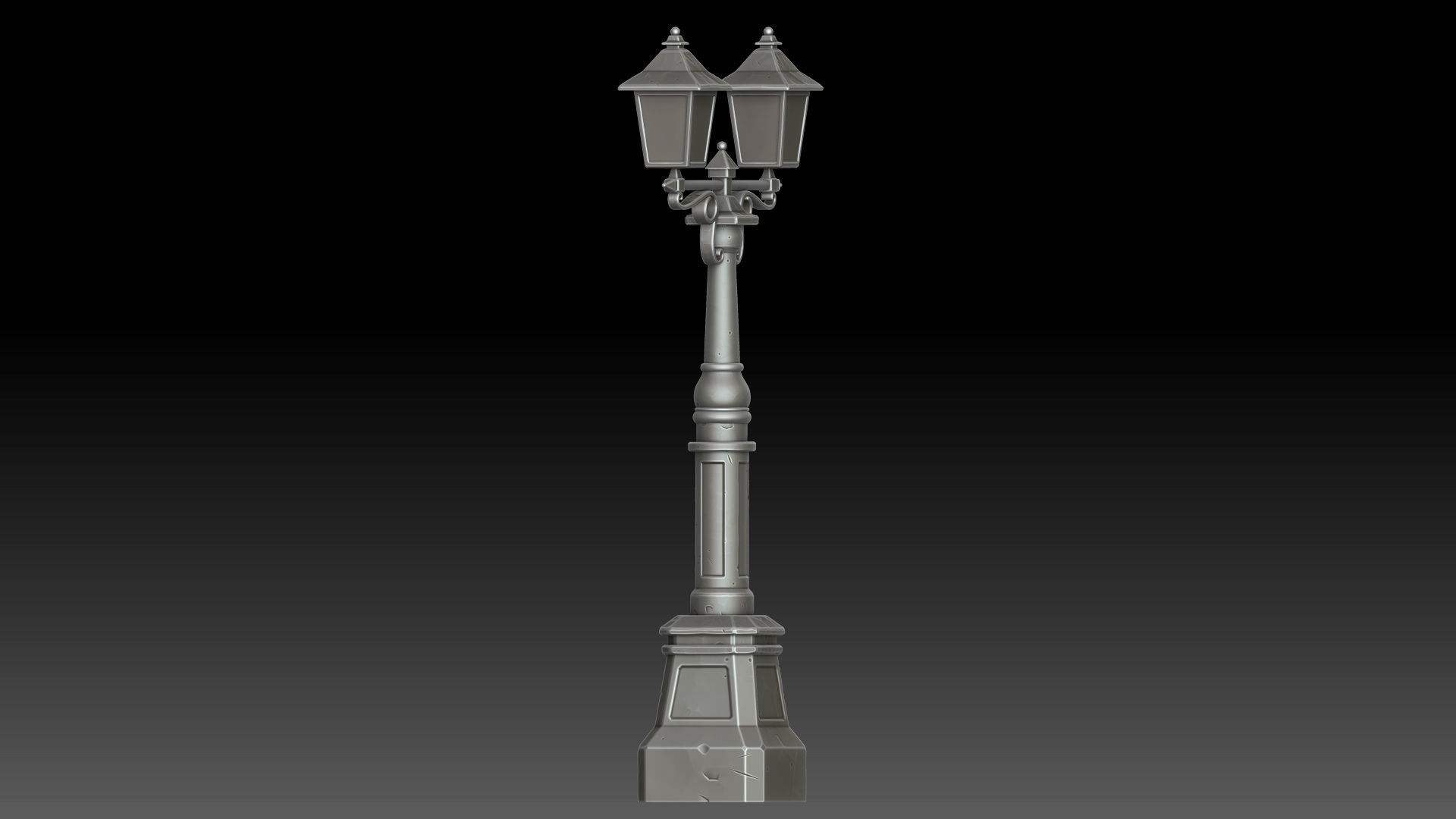 Stylized street light 3D model | CGTrader