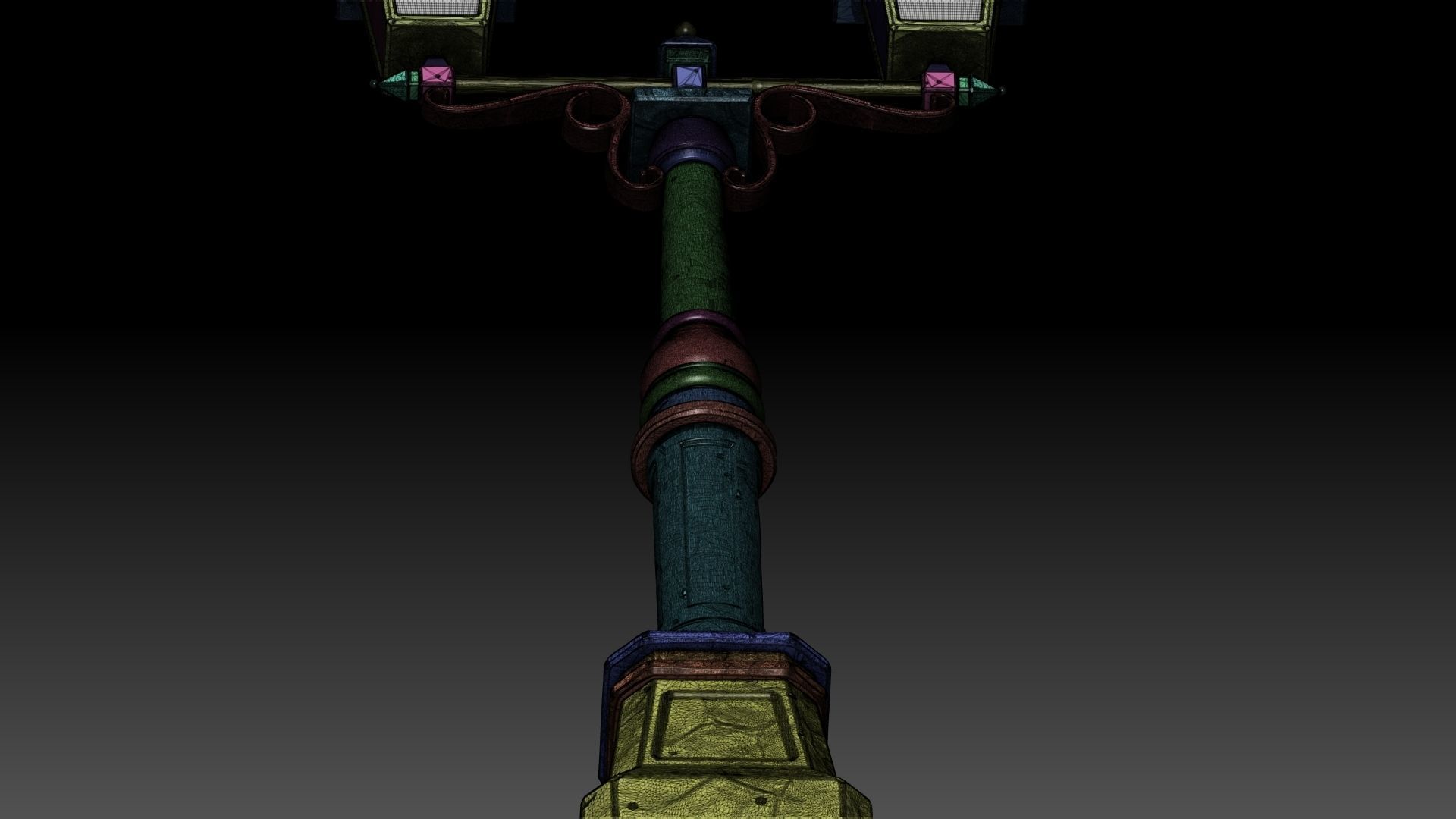 Stylized street light 3D model | CGTrader