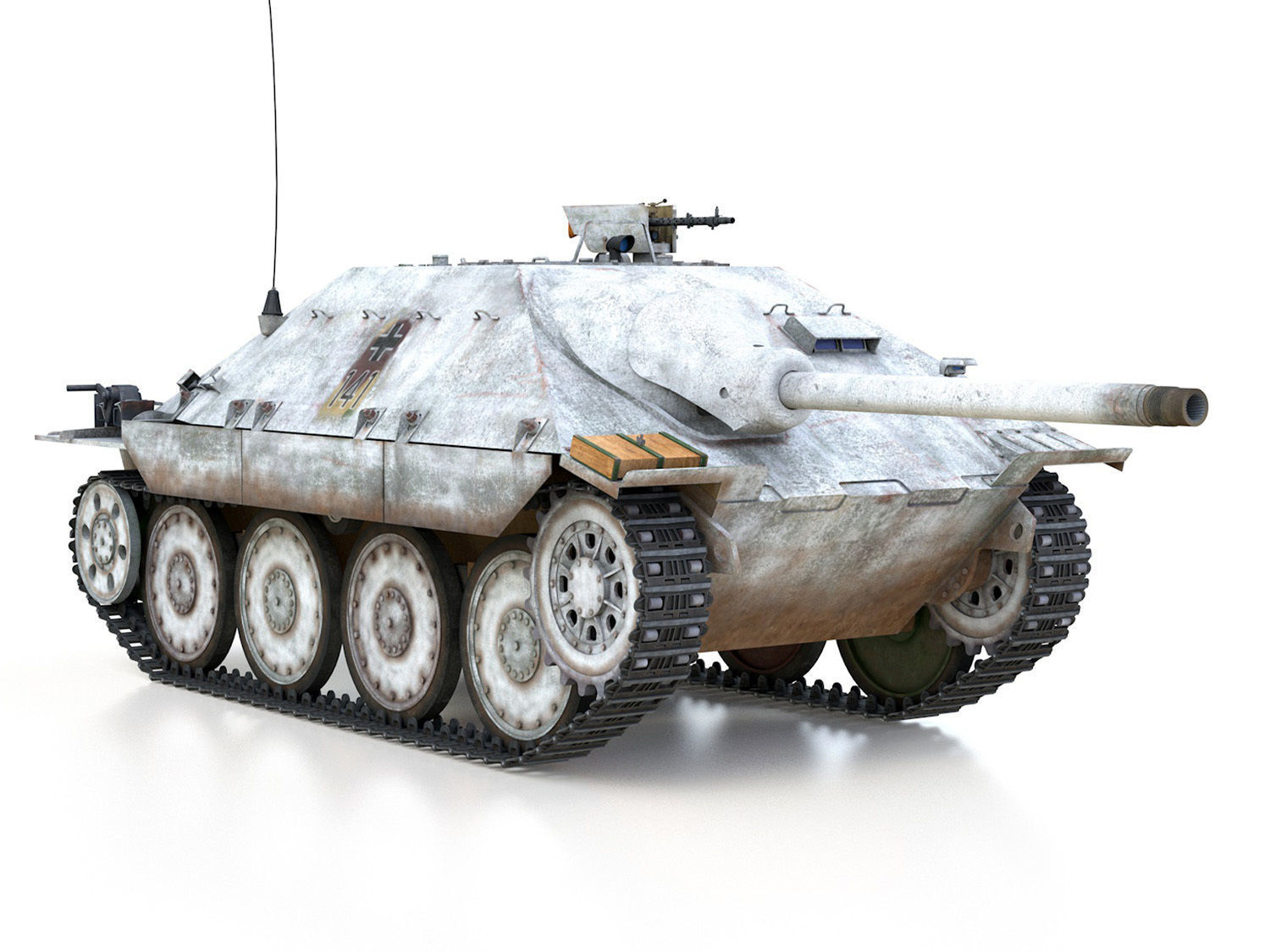 Jagdpanzer 38t Hetzer - 3 Gebirgsdivision 3D model | CGTrader