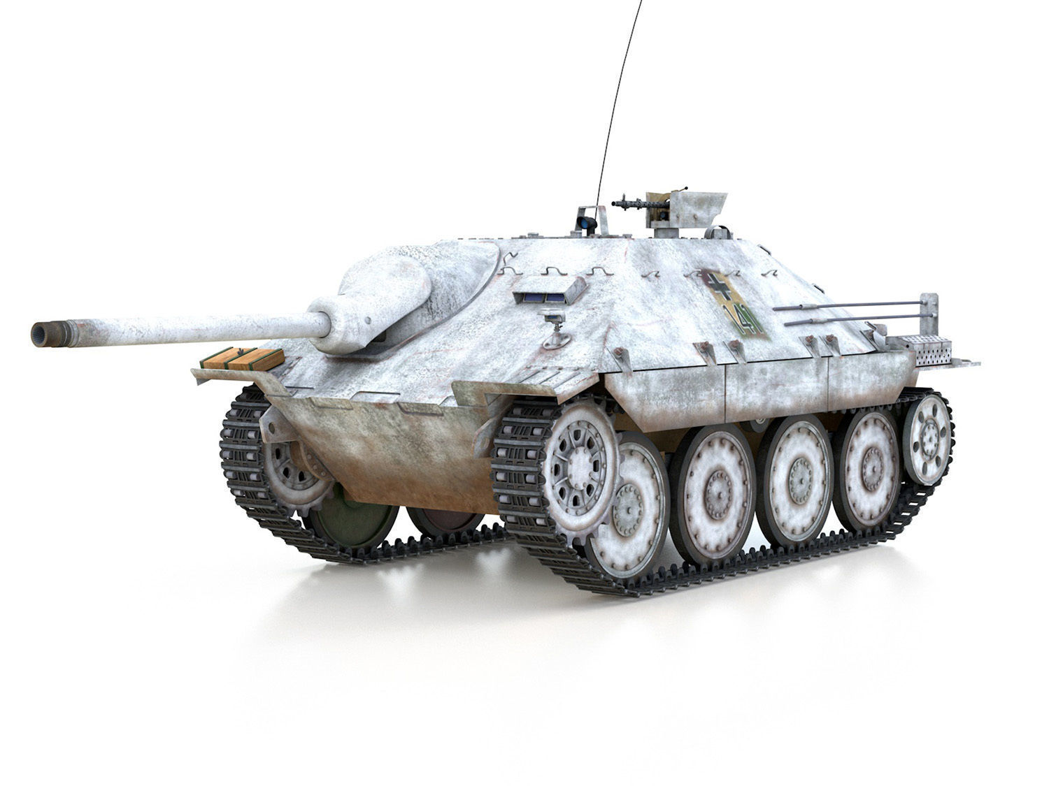 Jagdpanzer 38t Hetzer - 3 Gebirgsdivision 3D model | CGTrader