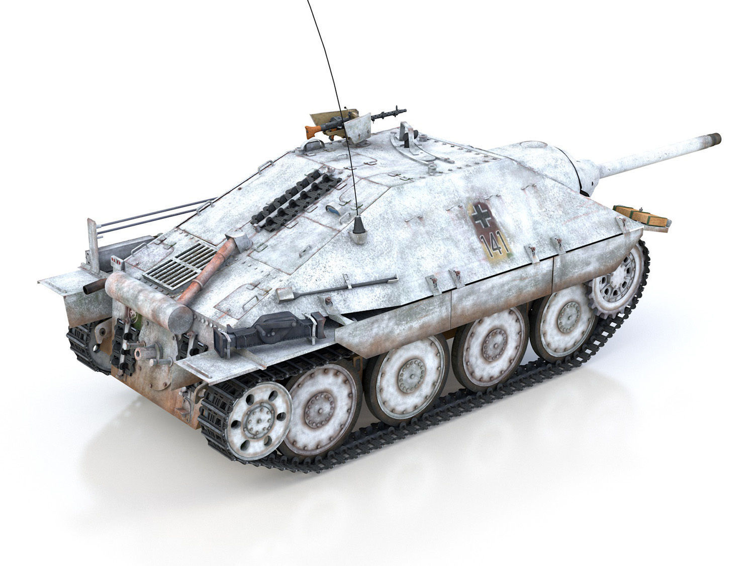 Jagdpanzer 38t Hetzer - 3 Gebirgsdivision 3D model | CGTrader