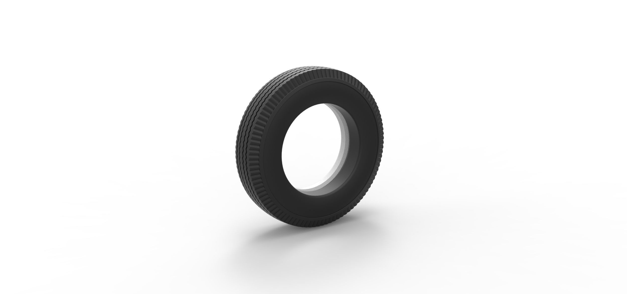 Diecast Whitewall tire Scale 1 to 25 3D model 3D printable | CGTrader