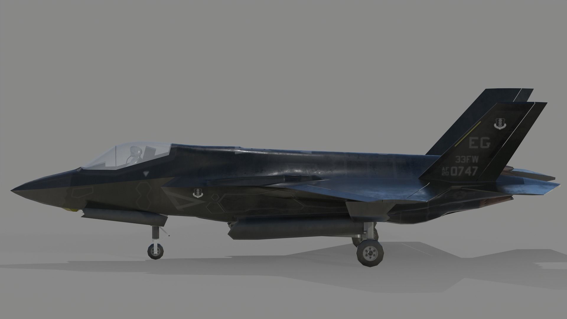 Lockheed Martin F-35A Lightning II 3D model | CGTrader
