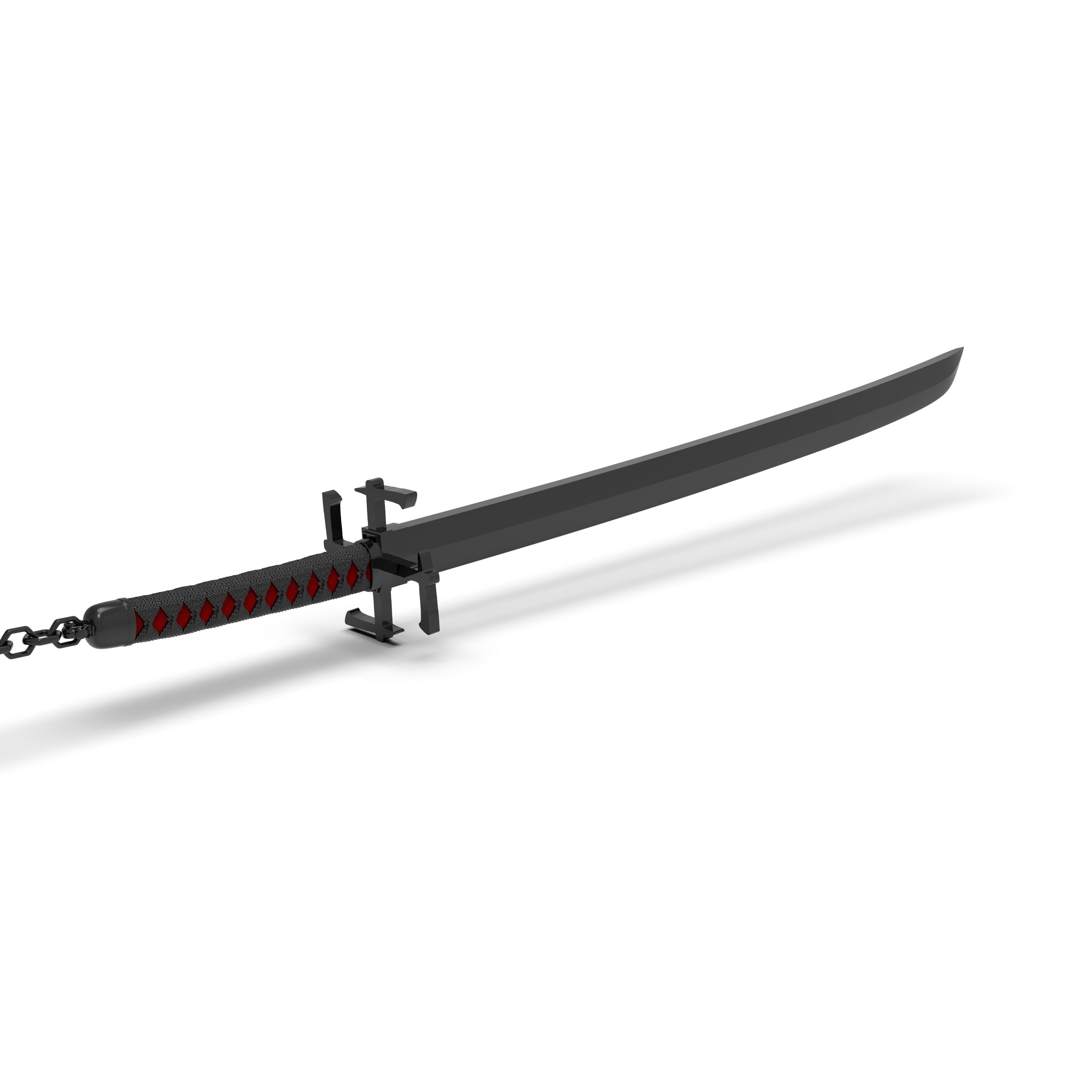 Kurosaki Ichigo Swords 3D model 3D printable | CGTrader