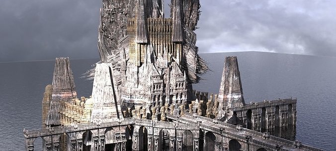 Dukes Dark Castle Kitbash 2 3D model | CGTrader