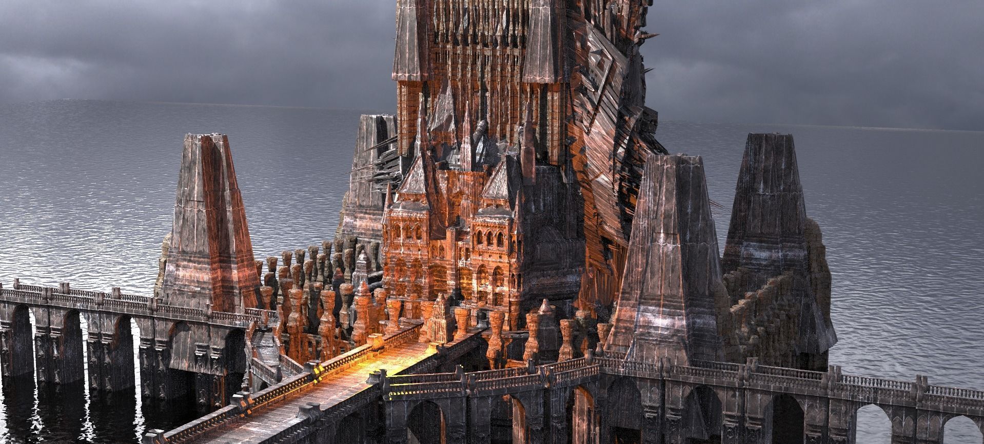 Dukes Dark Archives Kit bash 3D model | CGTrader