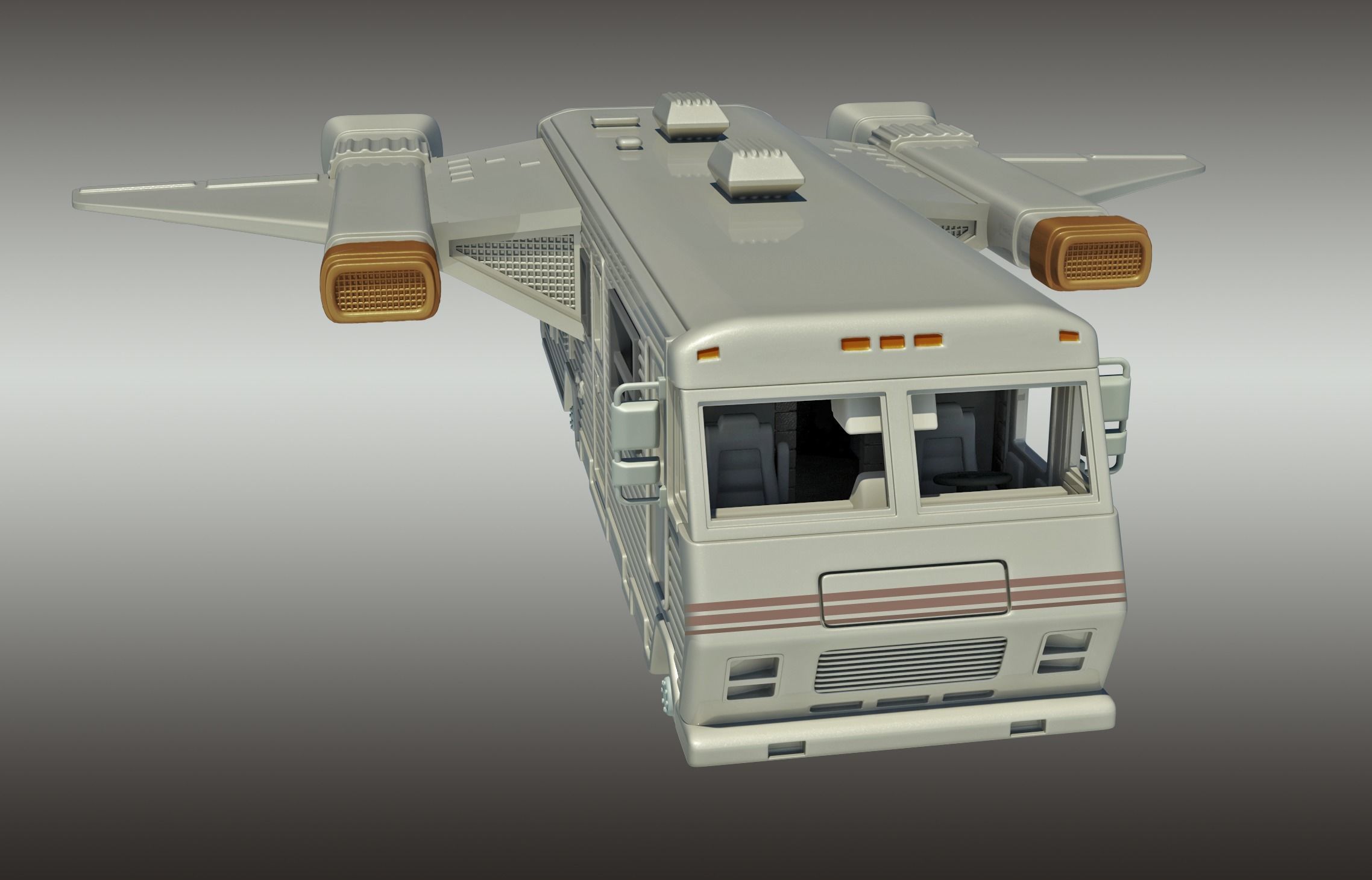 The Eagle 5 - Space Vehicle 3D model 3D printable | CGTrader