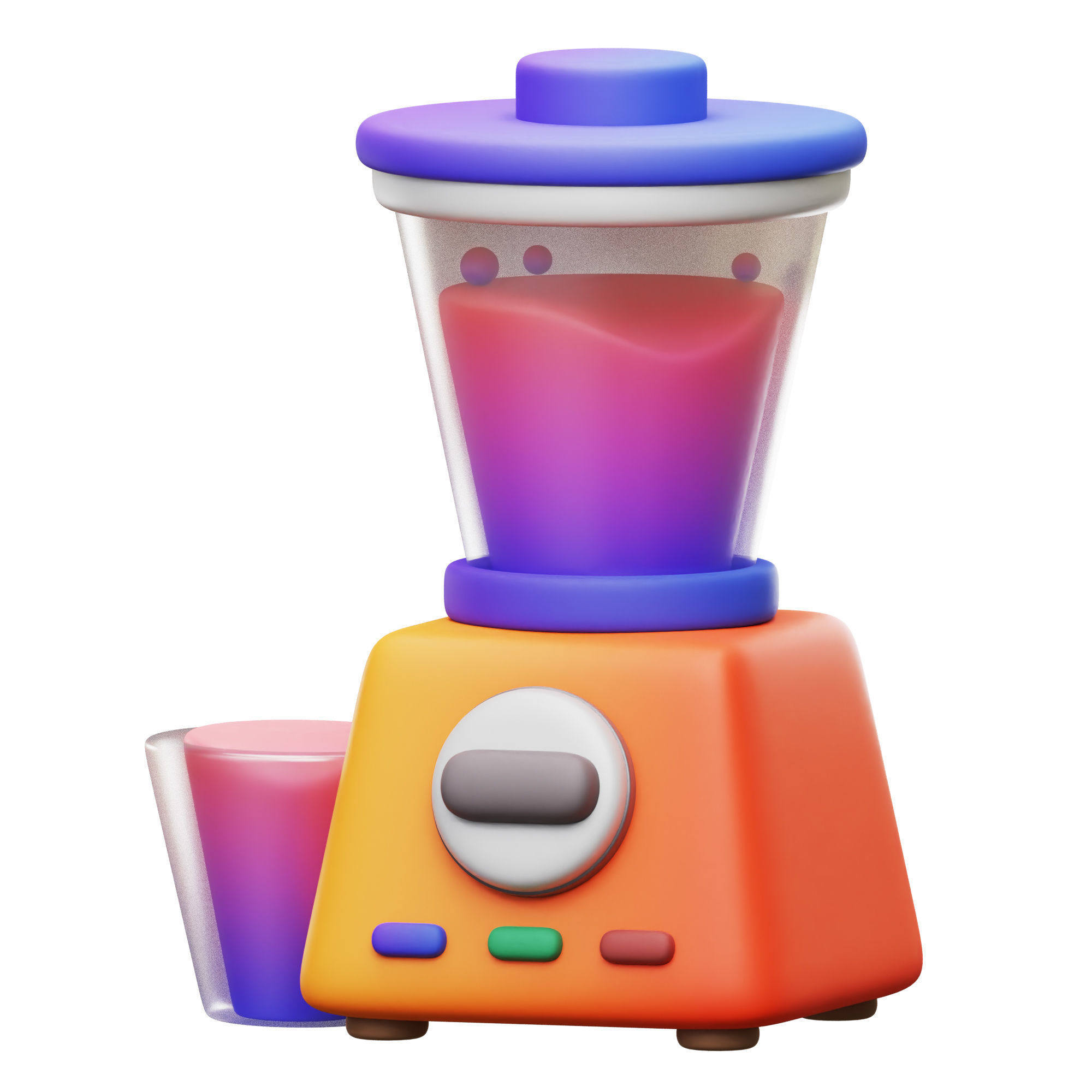 3D model Blender or mixer for juice 3D Icon VR / AR / low-poly | CGTrader