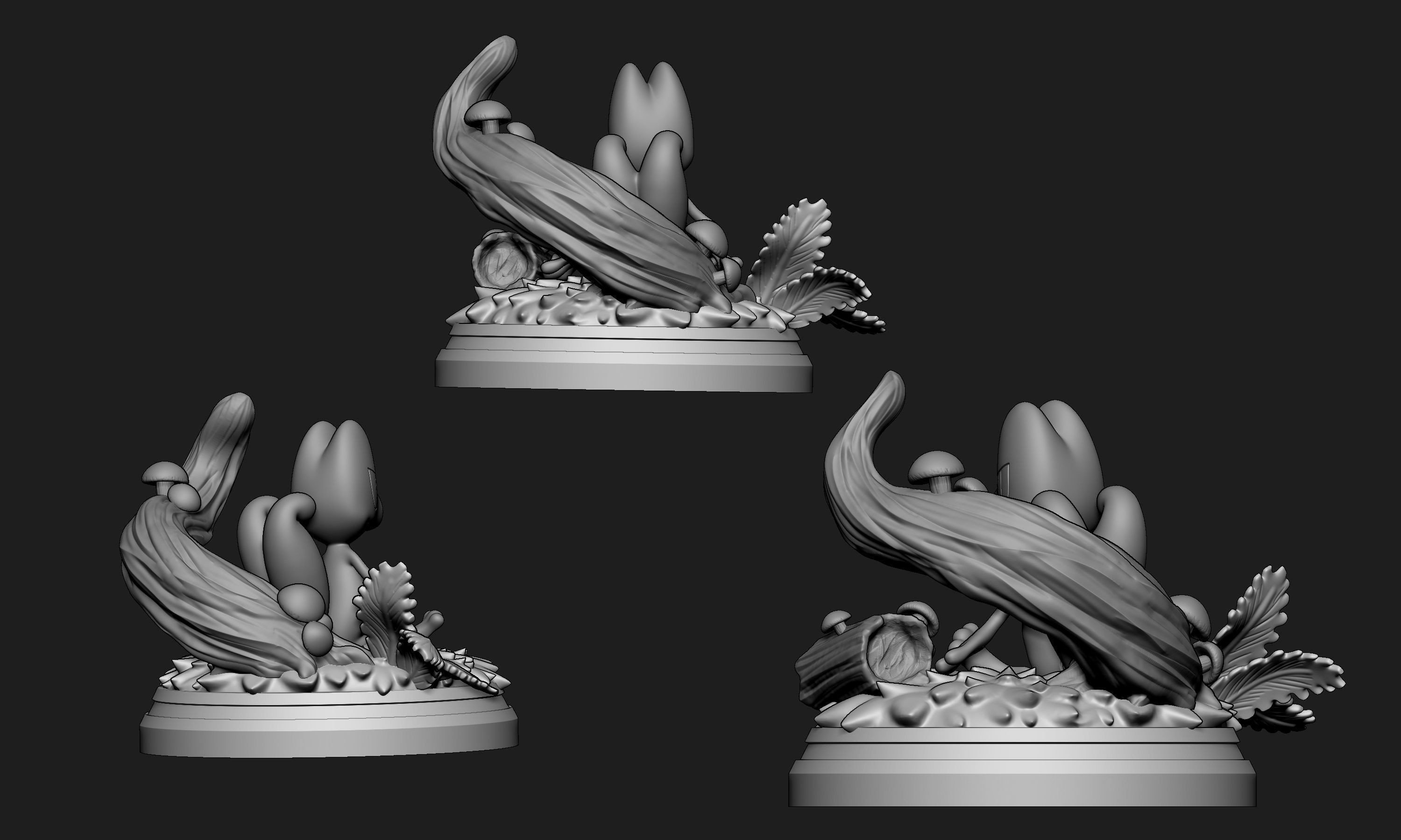 Pokemon - Treecko Figure Statue 3D model 3D printable | CGTrader