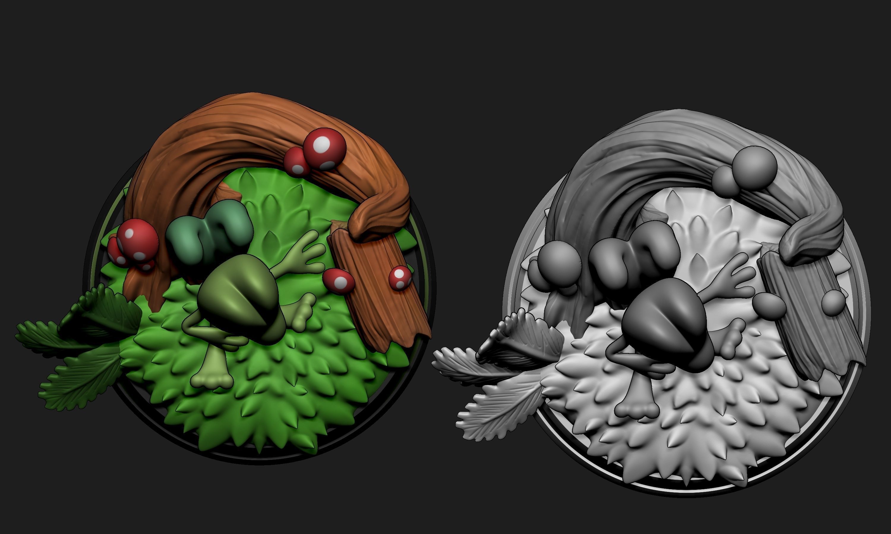 Pokemon - Treecko Figure Statue 3D model 3D printable | CGTrader