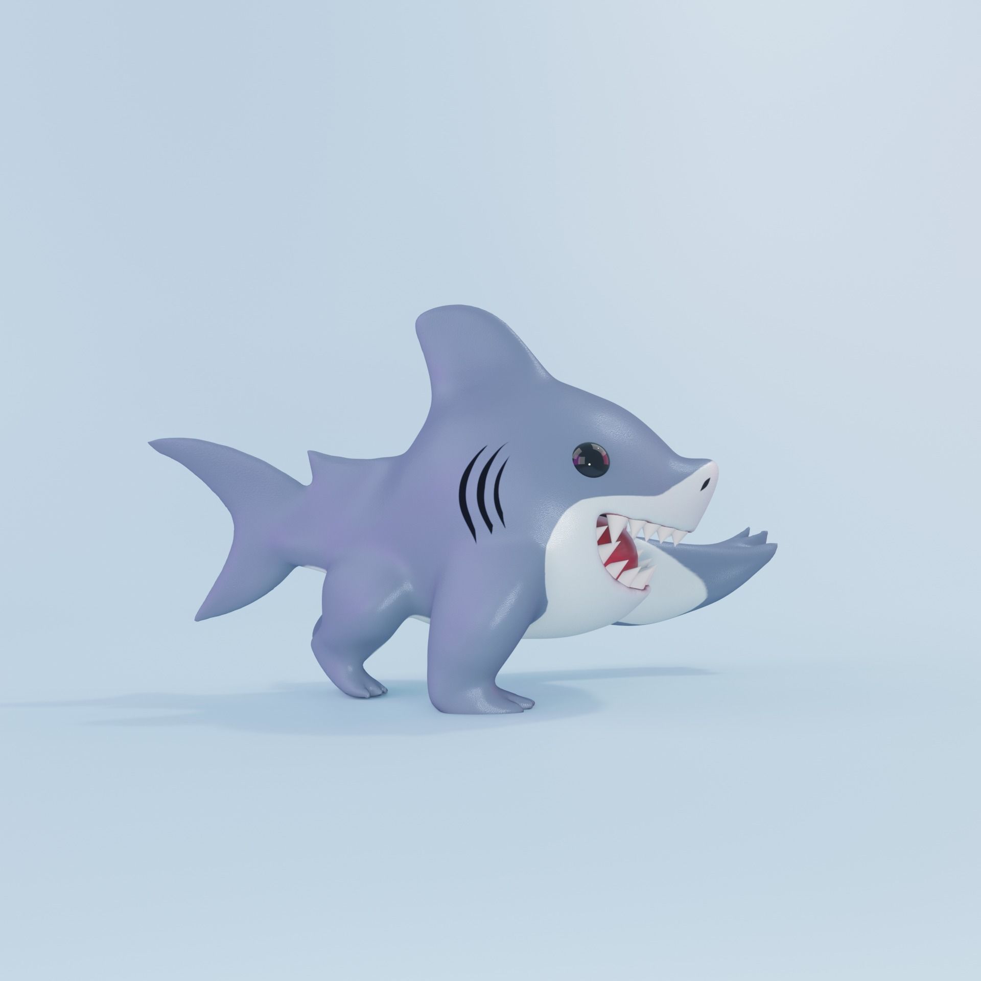 Jeff The Land Shark 3D model | CGTrader