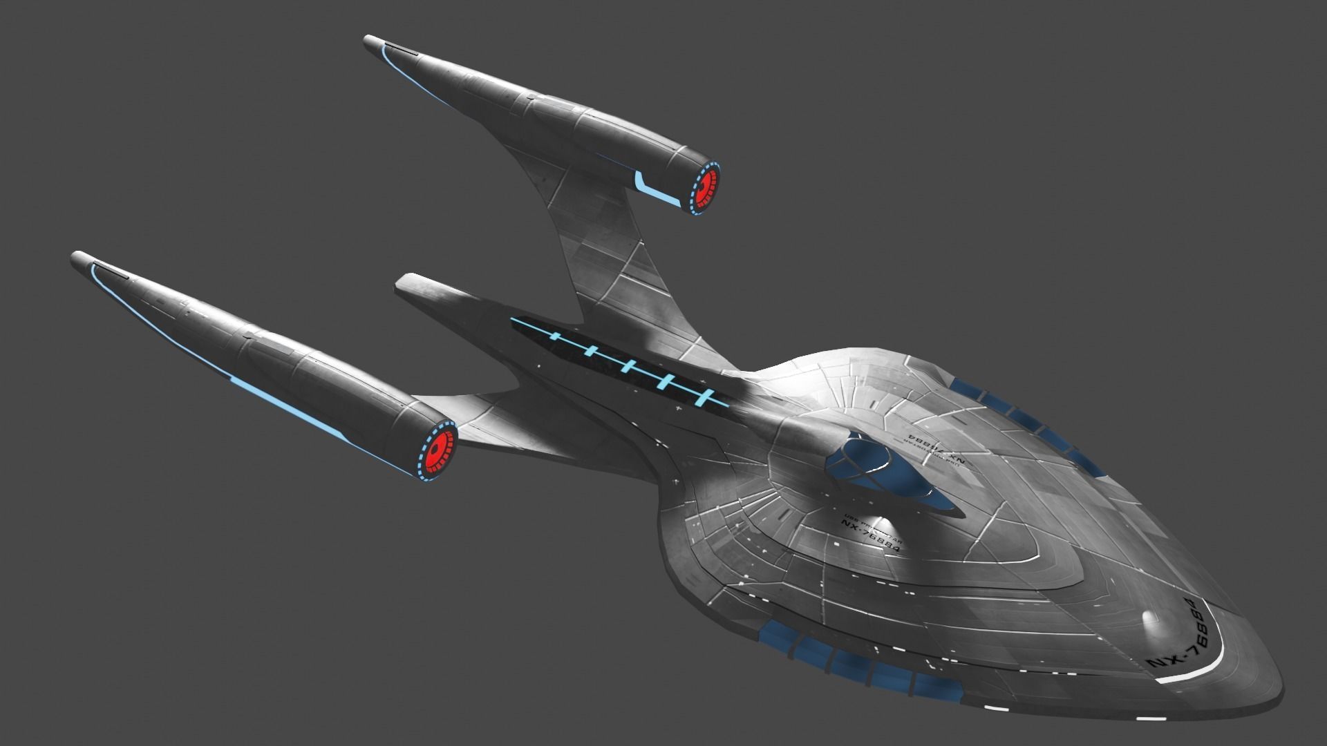 3D model Star Trek Protostar-Class Starship VR / AR / low-poly | CGTrader
