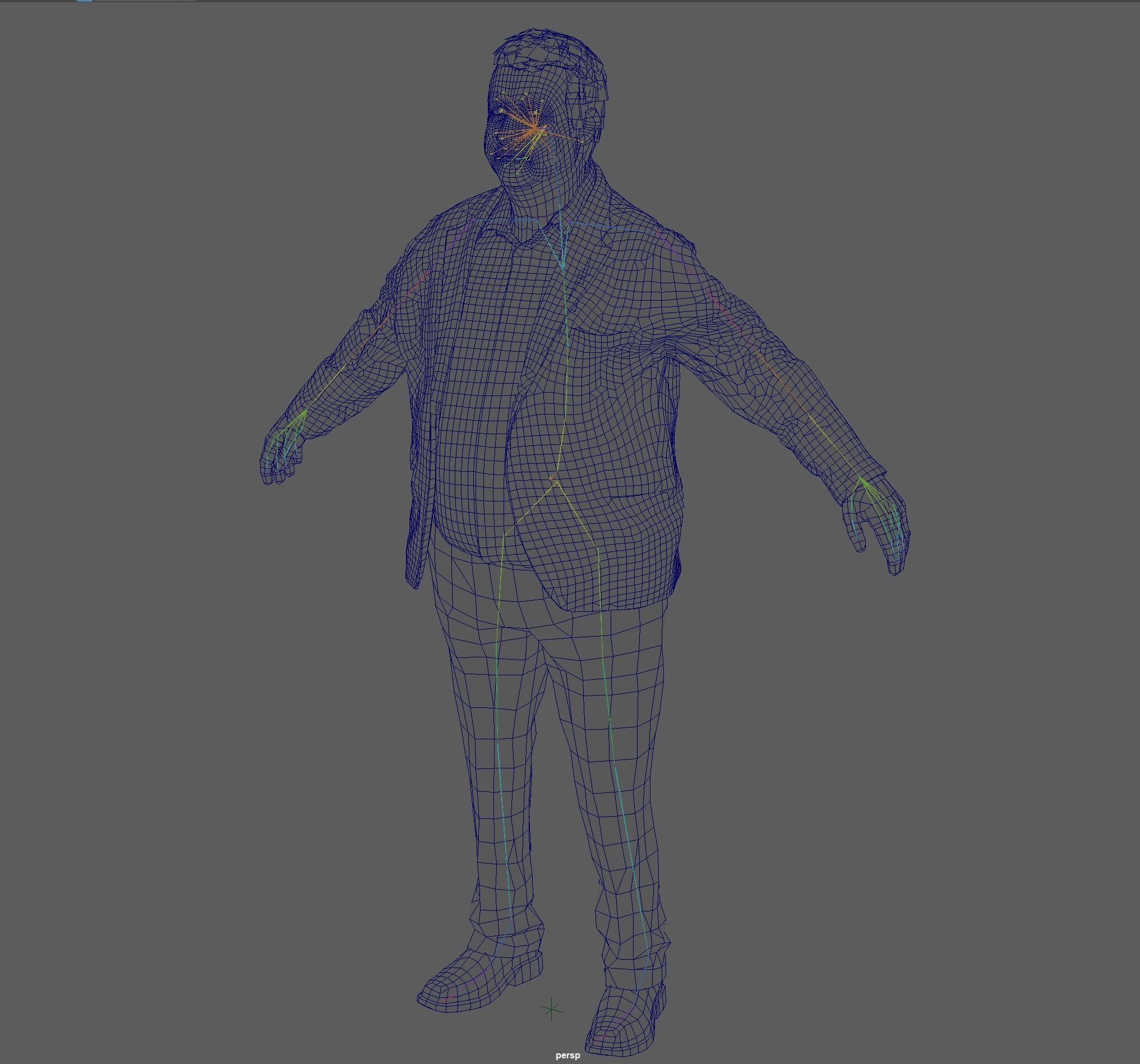 Old Man Rigged 3D model rigged | CGTrader