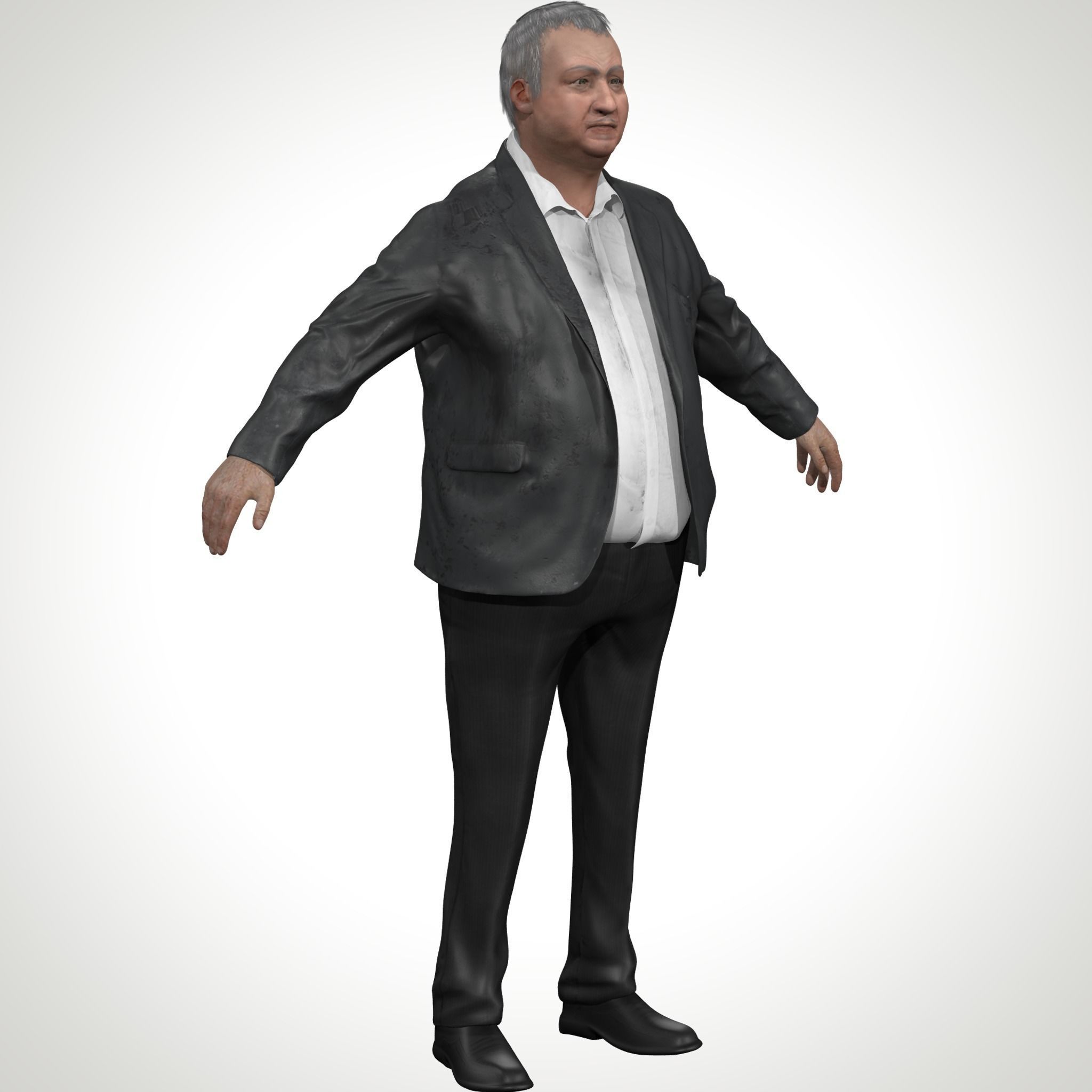 Old Man Rigged 3D model rigged | CGTrader