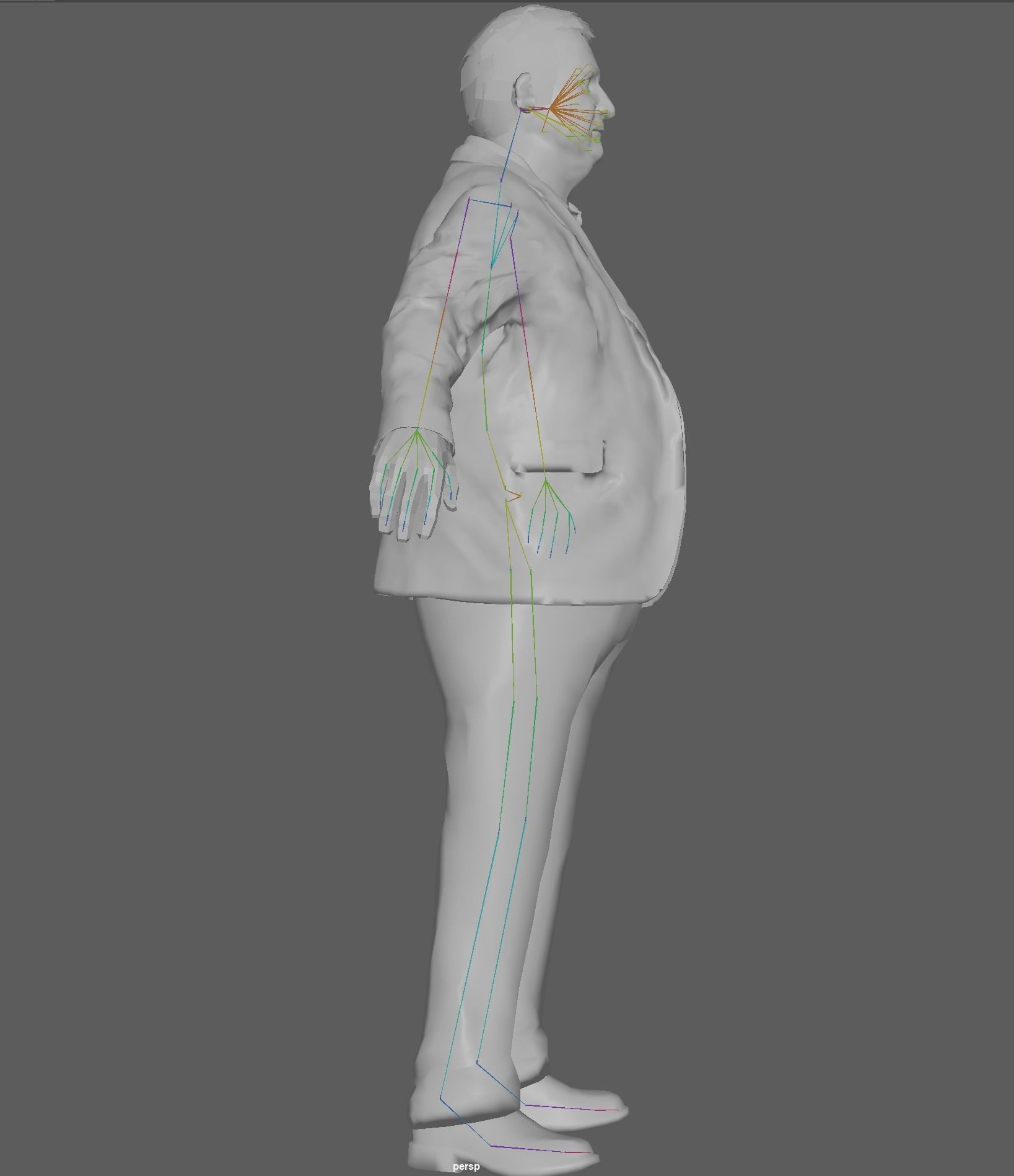 Old Man Rigged 3D model rigged | CGTrader