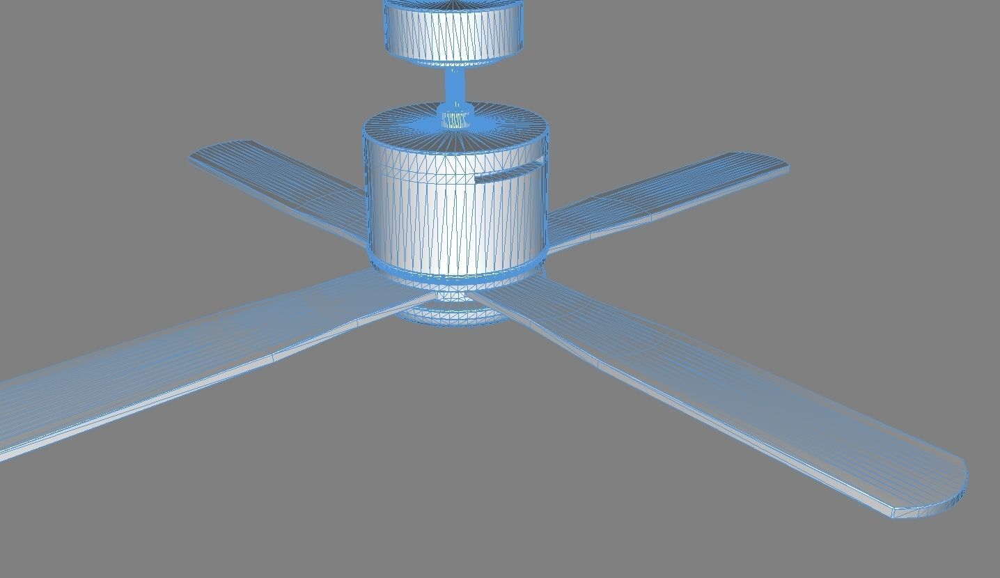 3D model Ceiling Fan - Modern Design VR / AR / low-poly | CGTrader