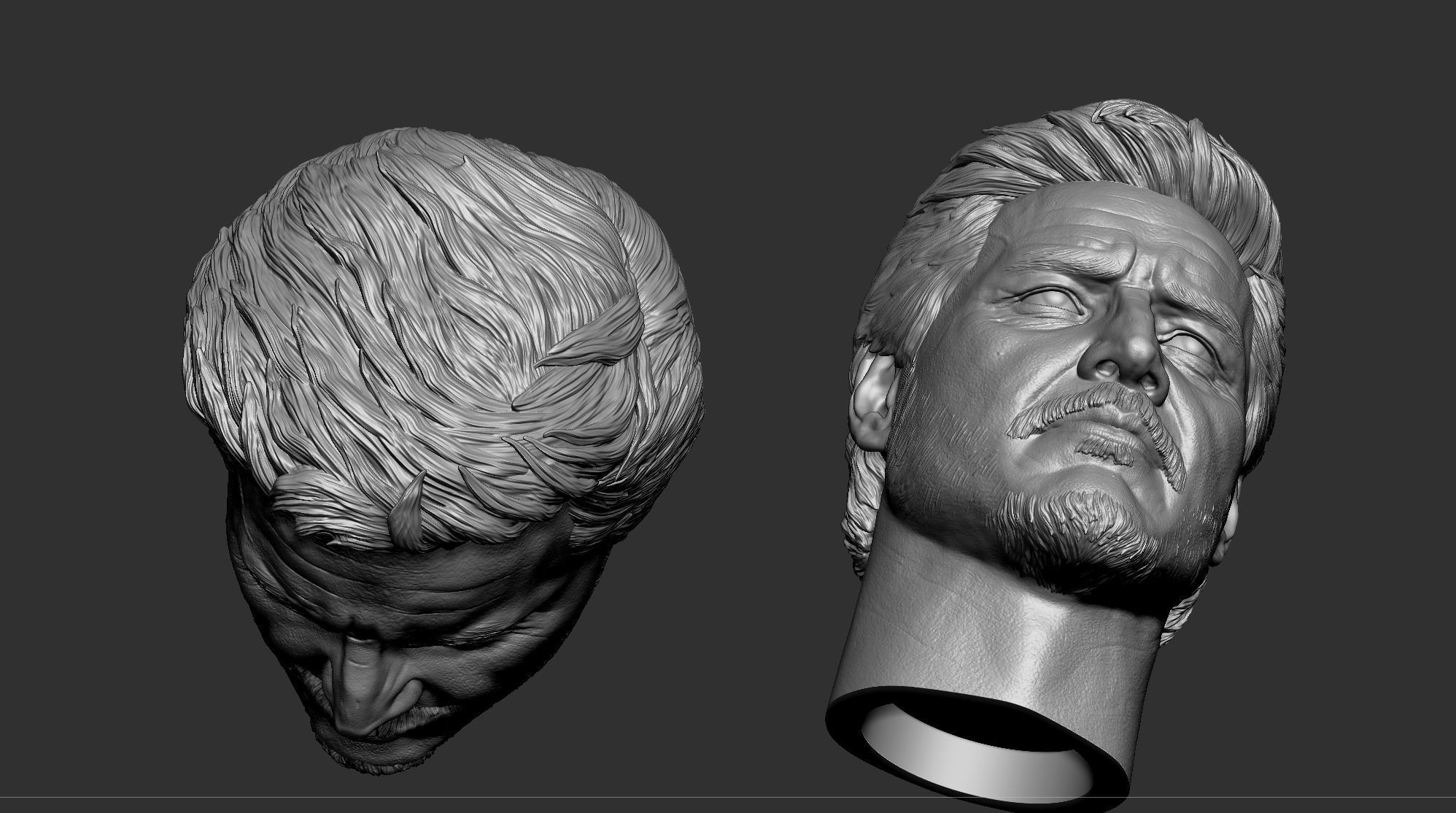 Joel- Pedro Pascal Head 3D model 3D printable | CGTrader