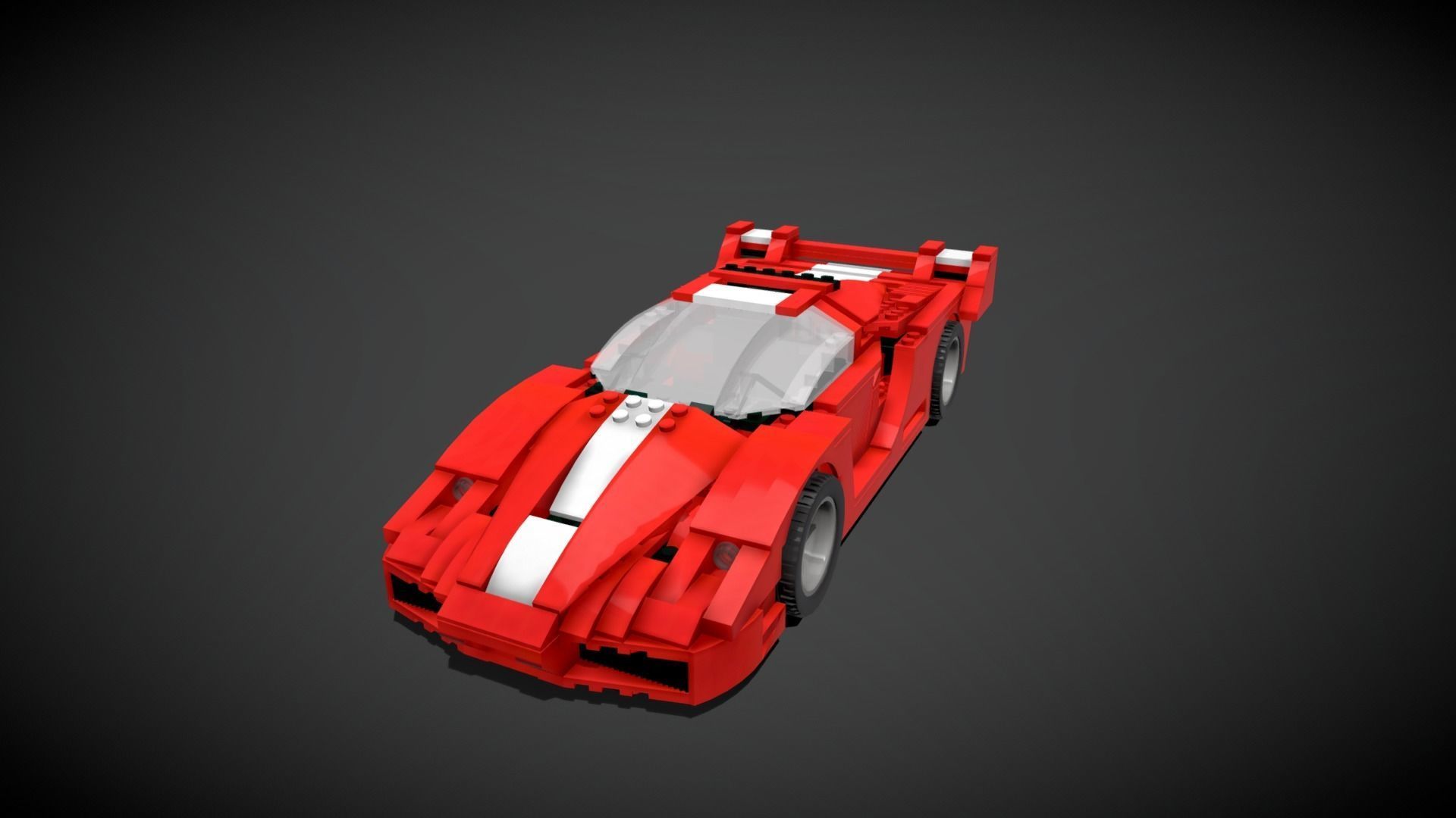 Lego Ferrari FFX 3D model | CGTrader