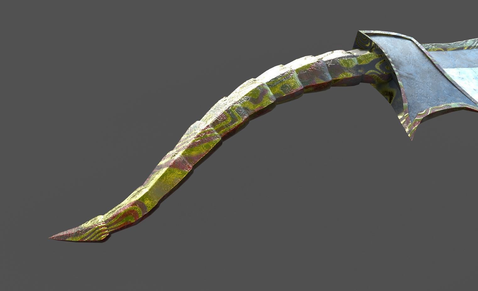 3D model cyberpunk Dagger VR / AR / low-poly | CGTrader