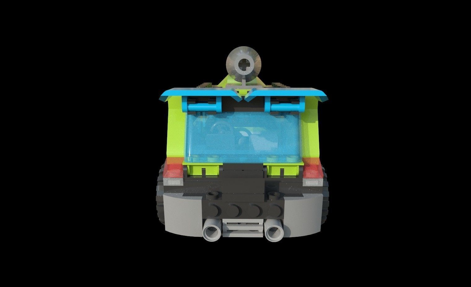 Lego Rocket Car 3D model | CGTrader