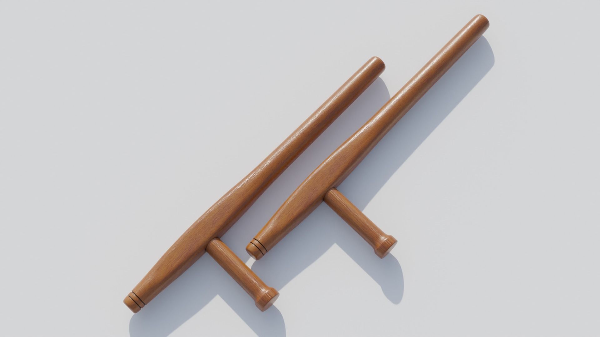 Tonfas Okinawa 3D model | CGTrader