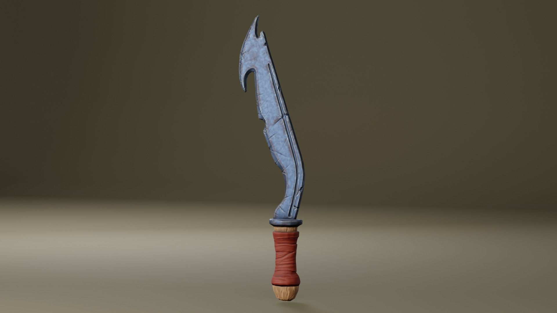 3D model Stylized Warrior Blade VR / AR / low-poly | CGTrader