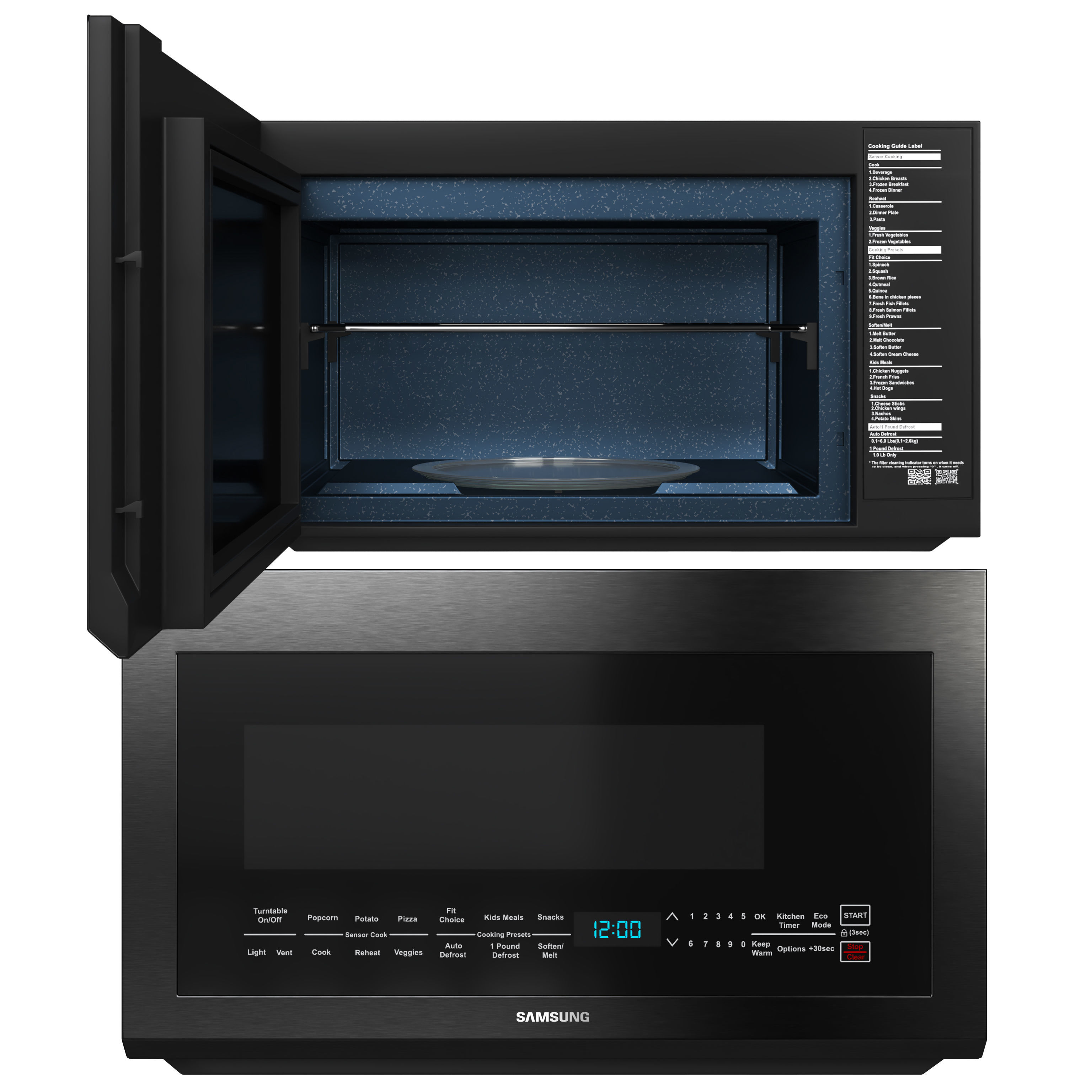 Samsung Bespoke Over-the-Range Microwave 3D model | CGTrader