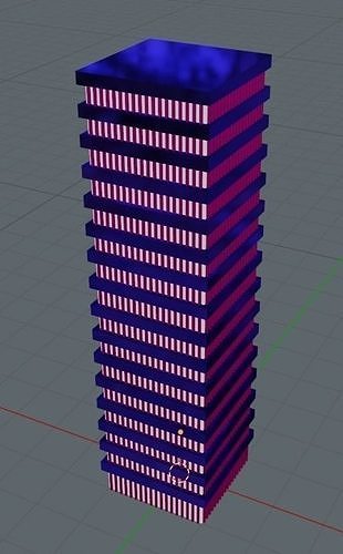 Tower 1 skyscraper free 3D model | CGTrader