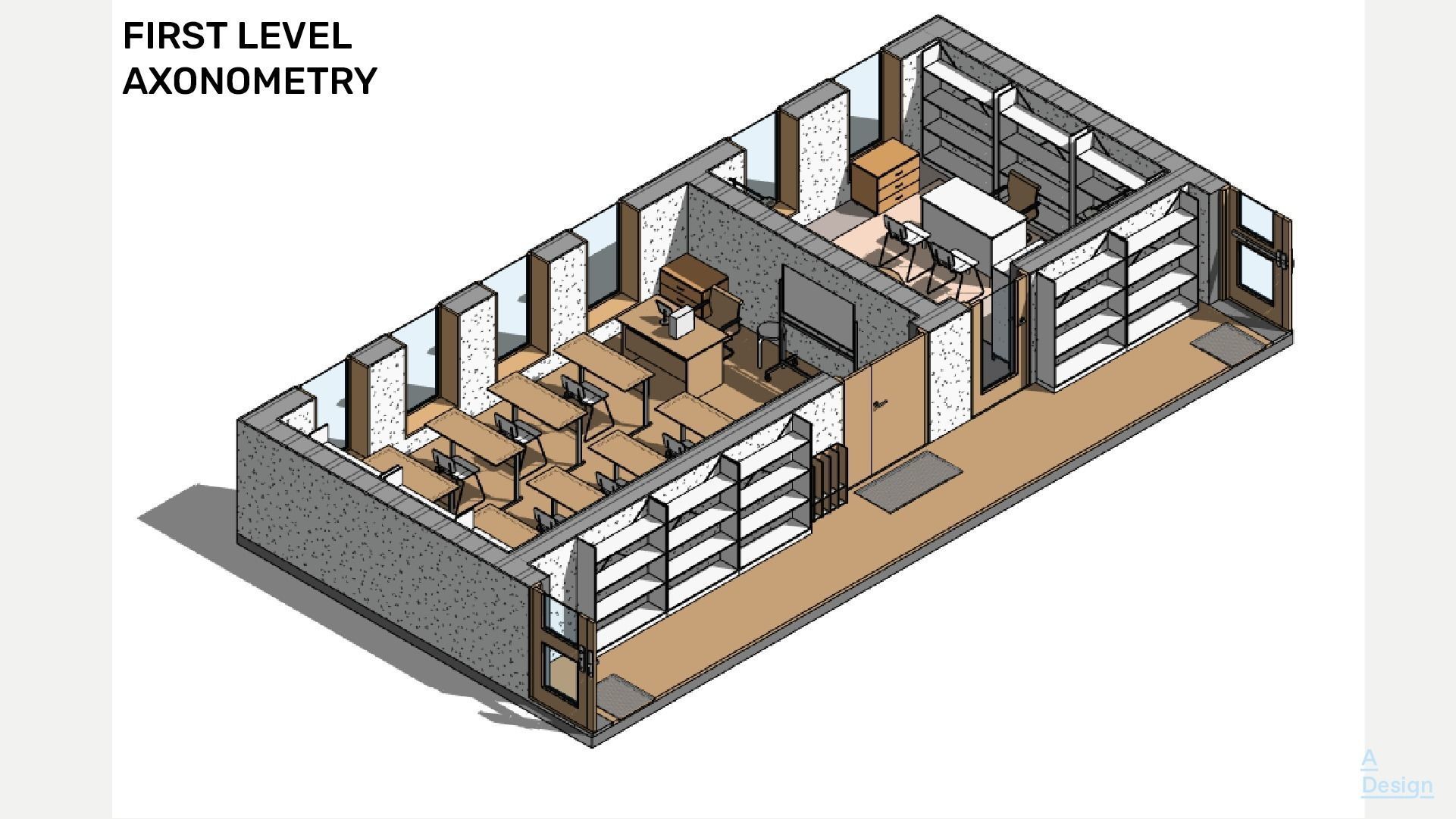 The audience or classroom - Revit 3D model | CGTrader