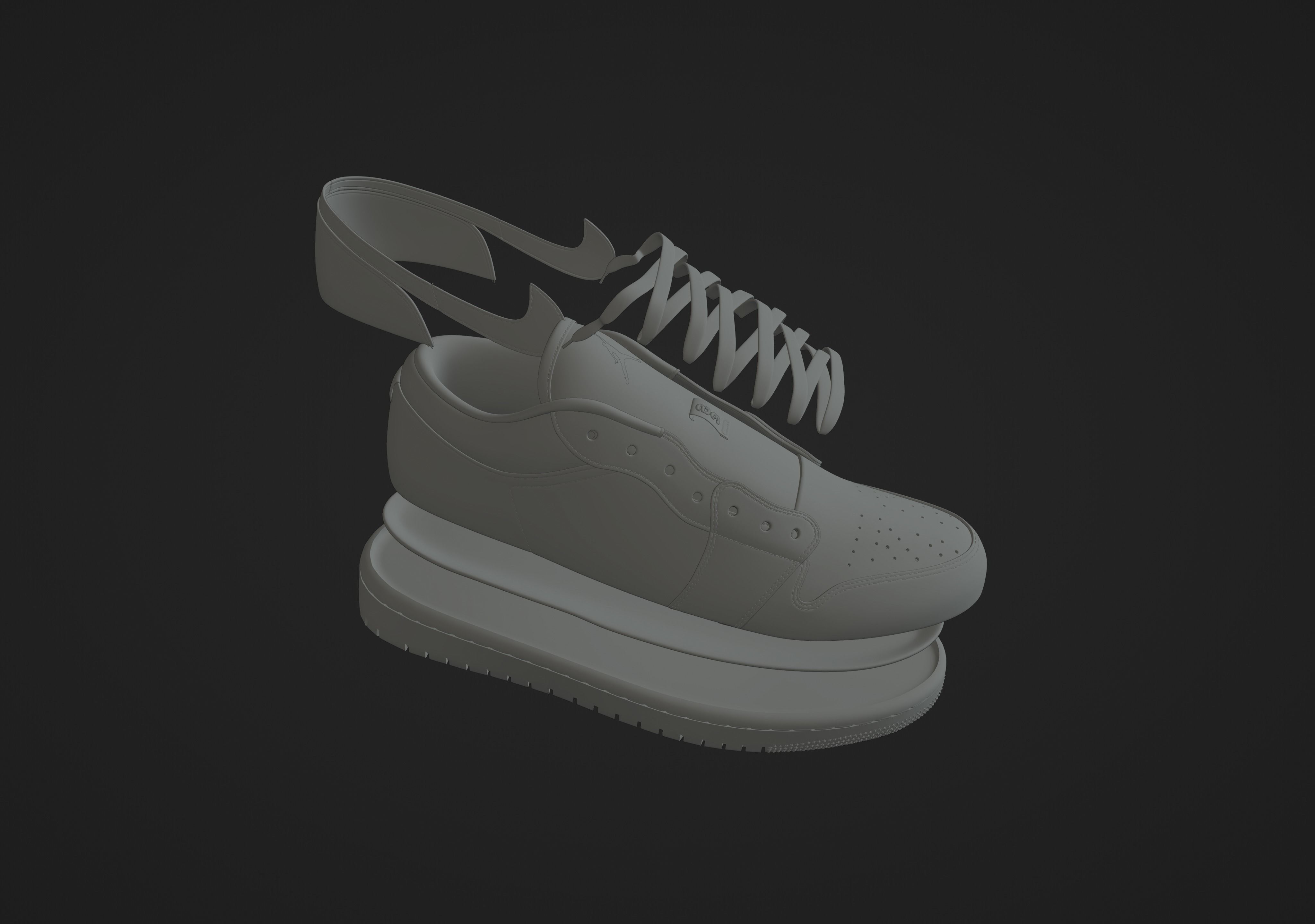 Air Jordan 1 Low 3D model | CGTrader