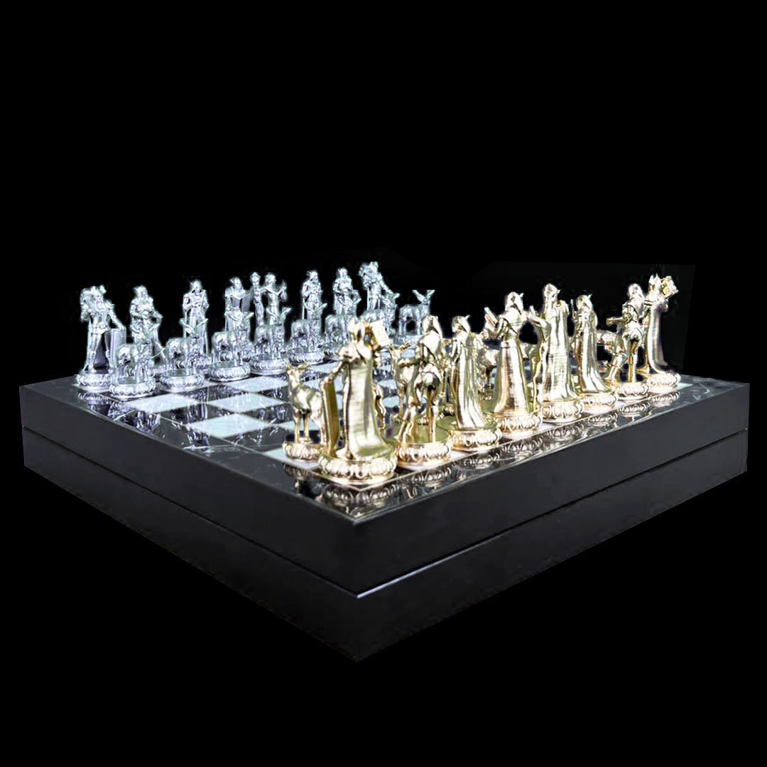 Elf Chess Set - 6 Different Elves Chess Pieces 3D model 3D printable ...