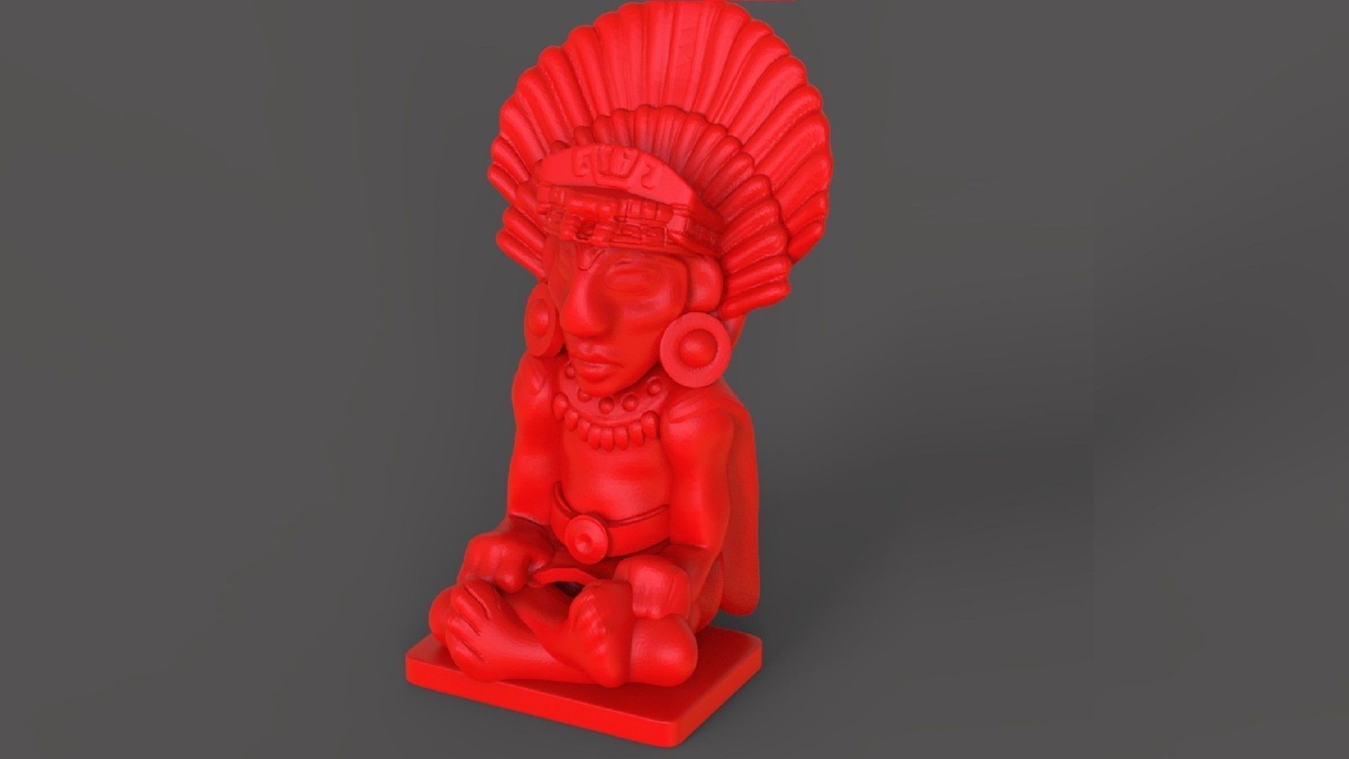 The Mayan Statue 3D model 3D printable | CGTrader