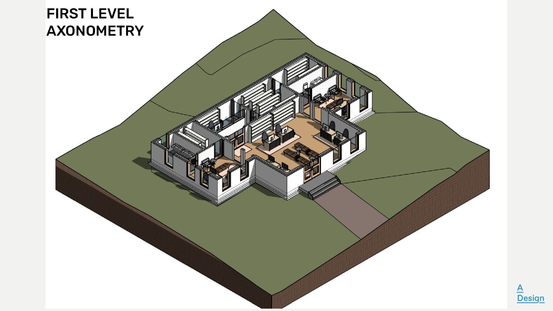 Bank building - Revit 3D model | CGTrader
