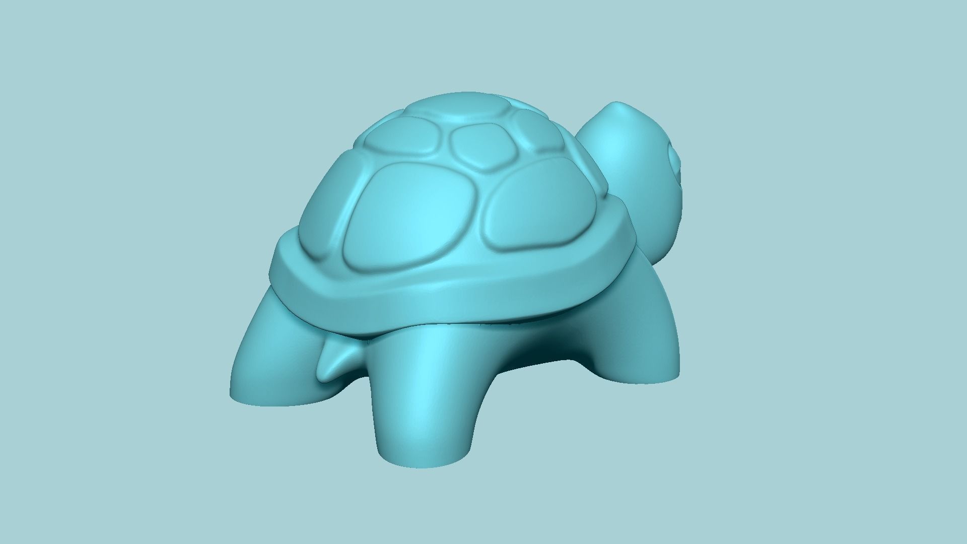 Cute Turtle Miniature - STL Printable 3D model 3D printable | CGTrader