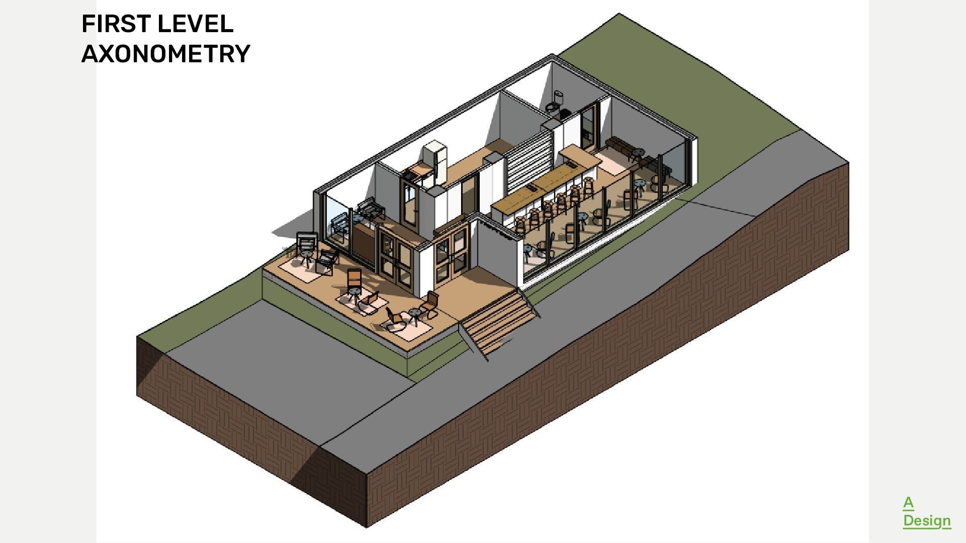 Fast-food - Revit 3D model | CGTrader