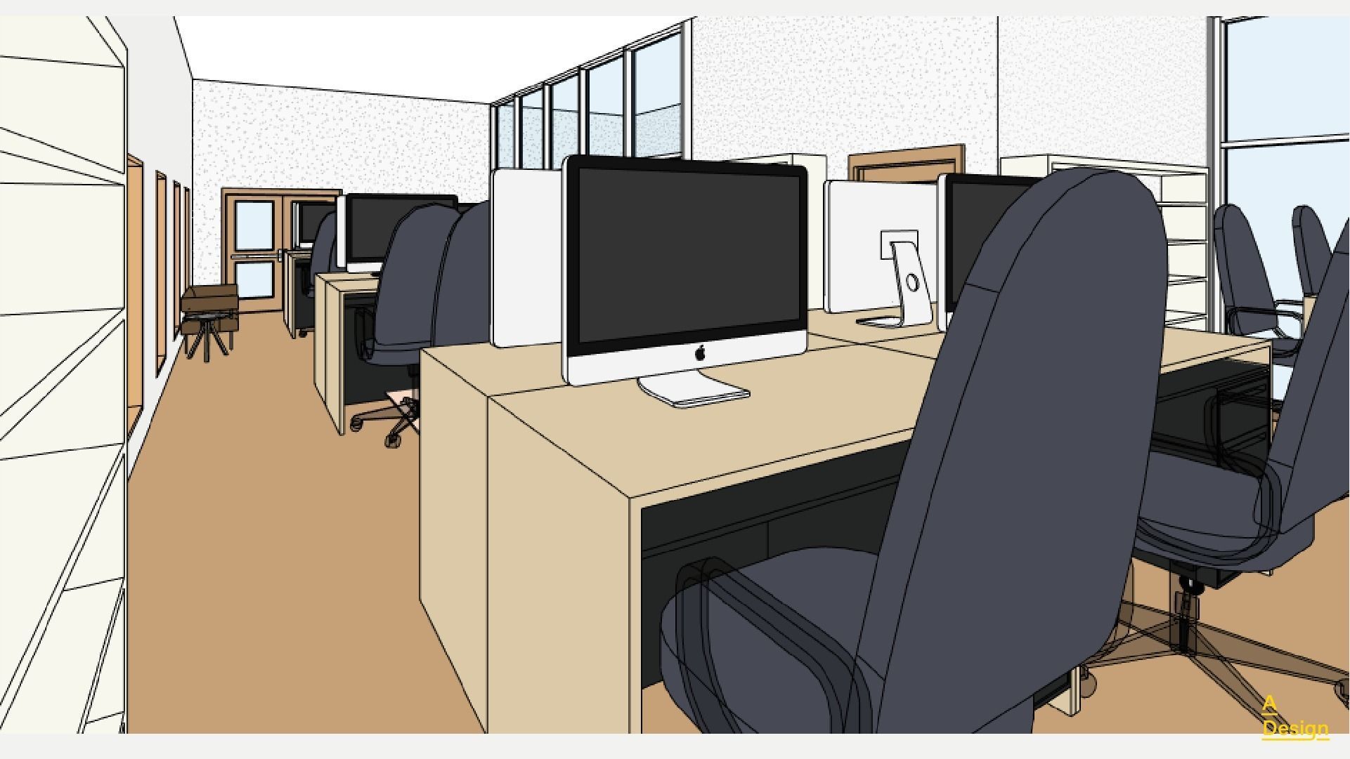 Office - Revit 3D model | CGTrader