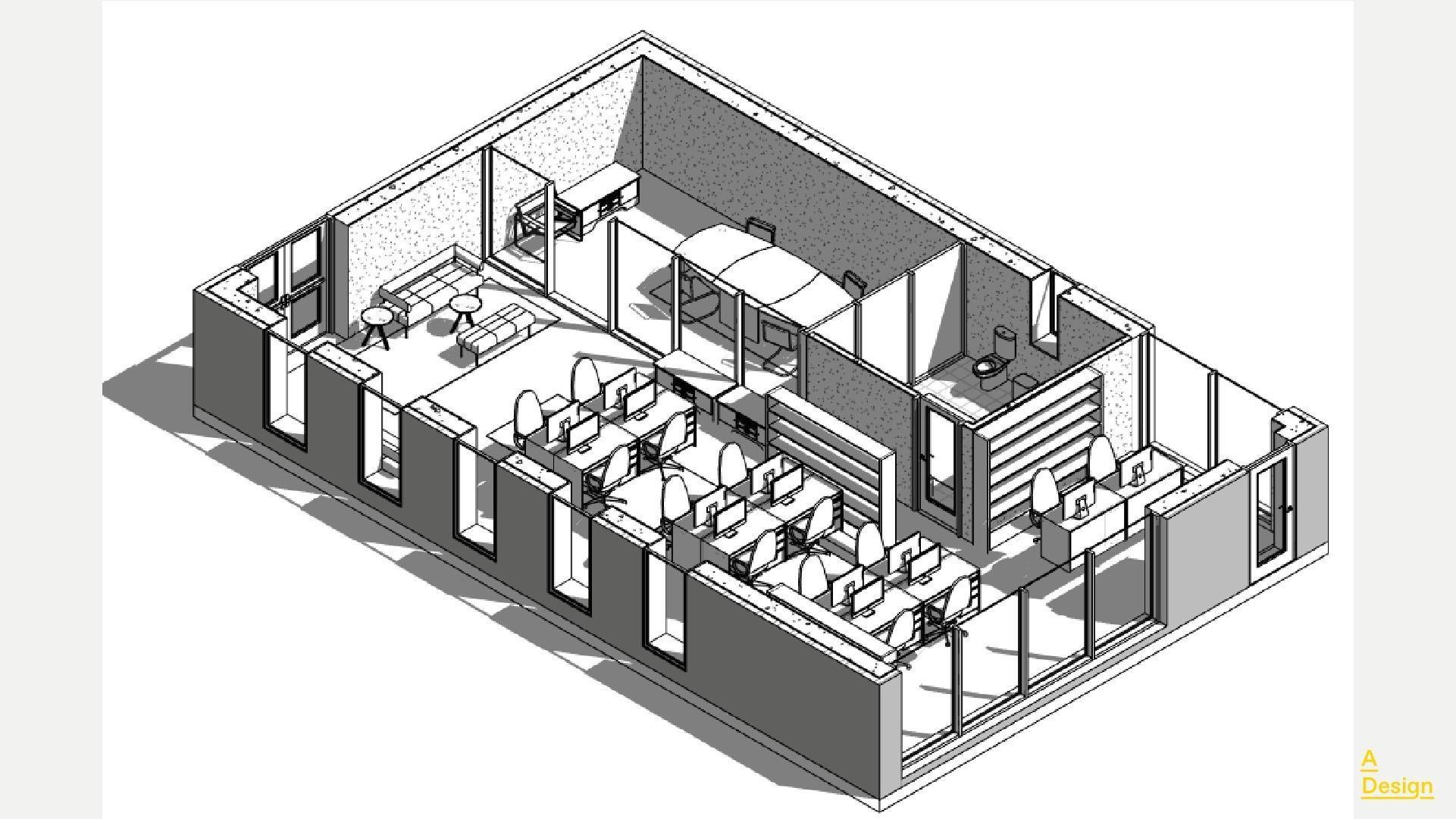 Office - Revit 3D model | CGTrader