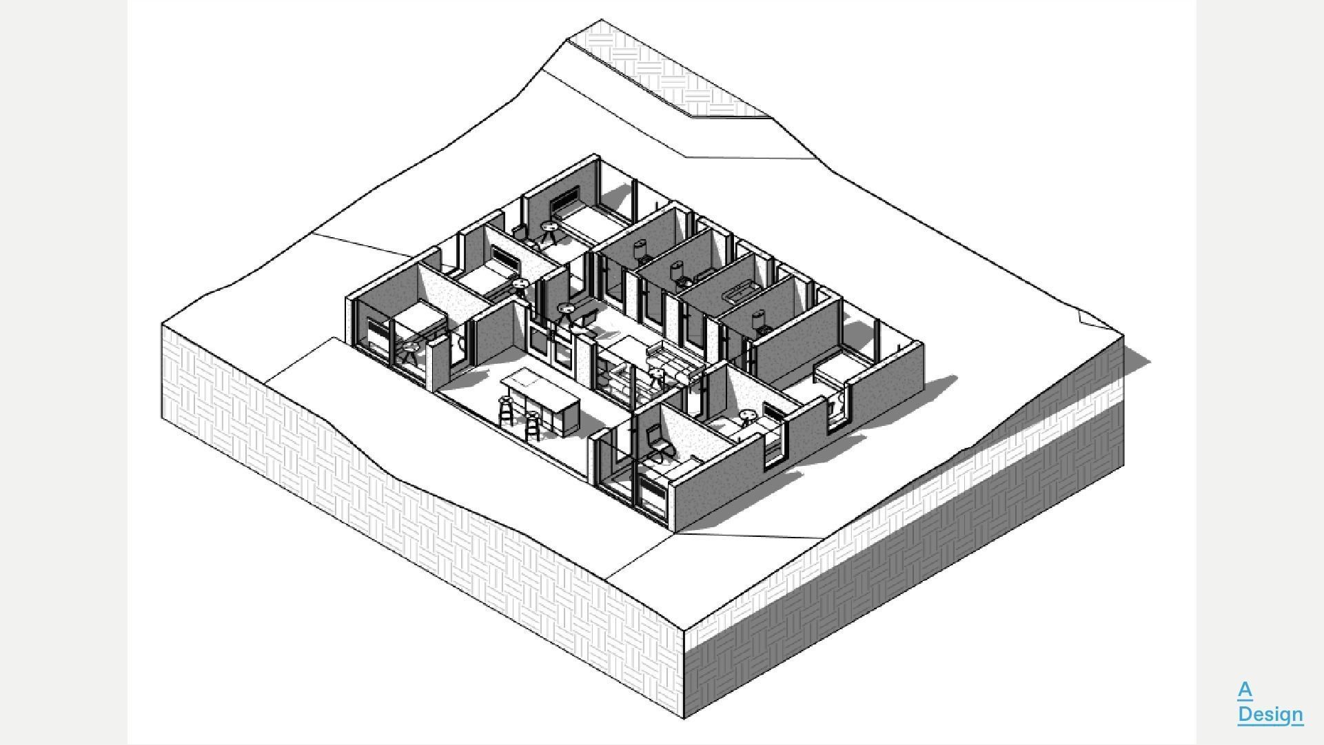 Hostel - Revit 3D model | CGTrader