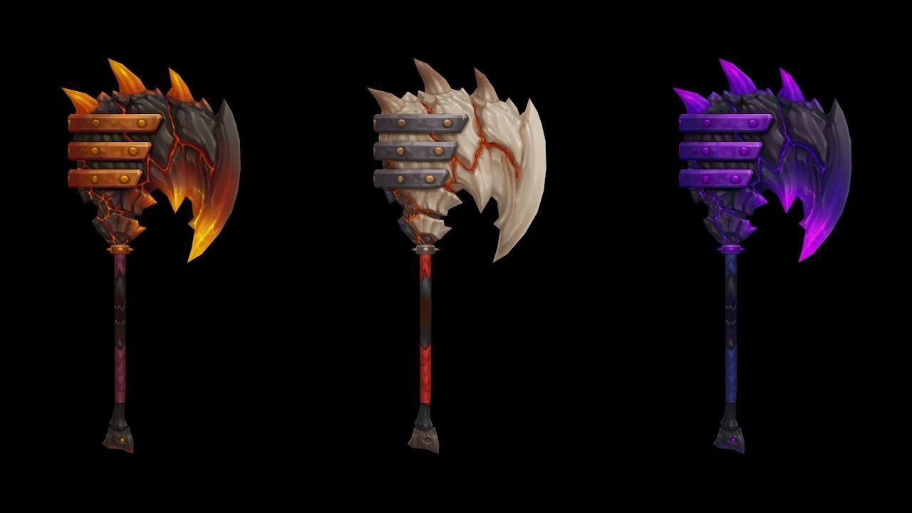 3D model Volcano King Axe VR / AR / low-poly | CGTrader