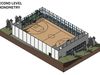 Indoor sports hall - Revit 3D model | CGTrader