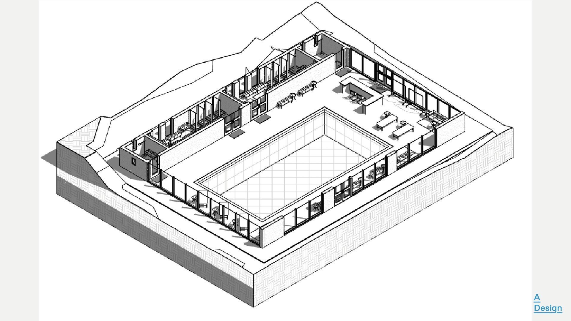 Swimming pool - Revit 3D model | CGTrader