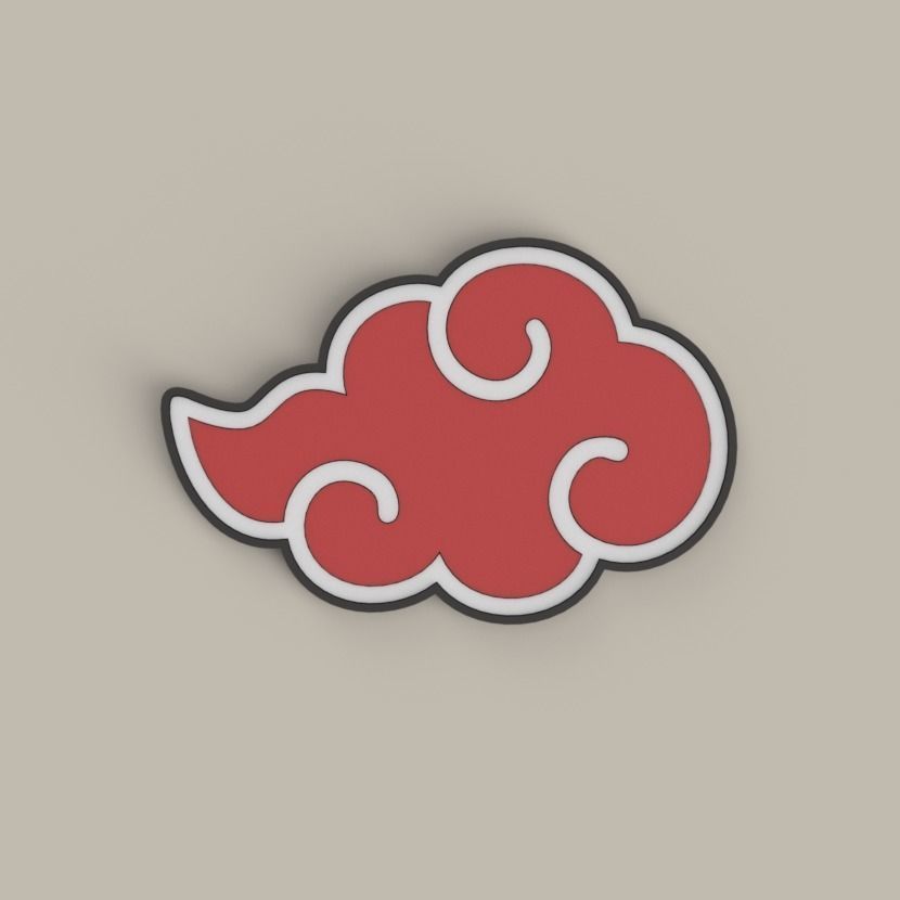 Akatsuki - Logo 3D model 3D printable | CGTrader