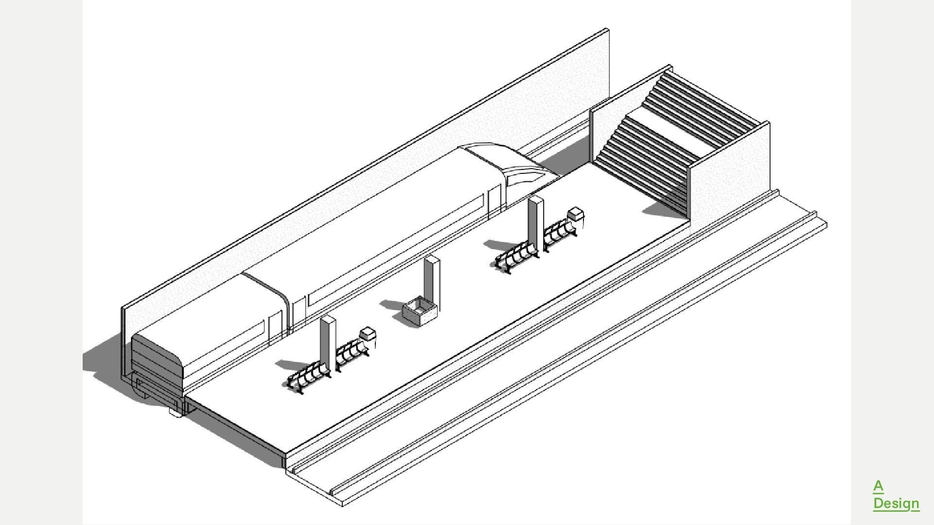 Subway station - Revit 3D model | CGTrader