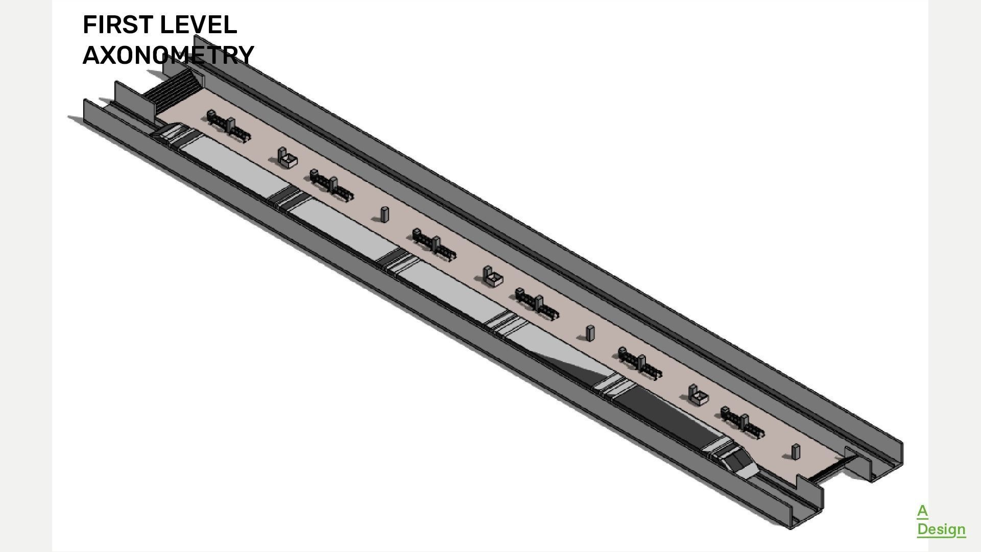 Subway station - Revit 3D model | CGTrader