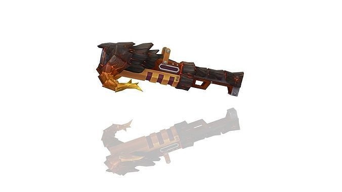3D model Volcano King Rifle VR / AR / low-poly | CGTrader