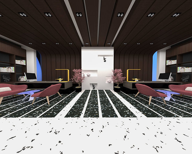Office Design 3D model | CGTrader