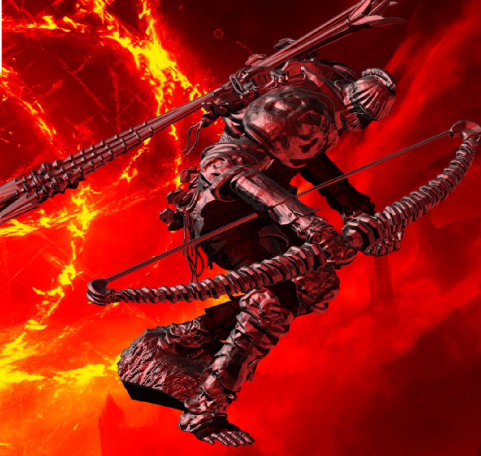 Elden Ring Golem Archer 3D model 3D printable | CGTrader