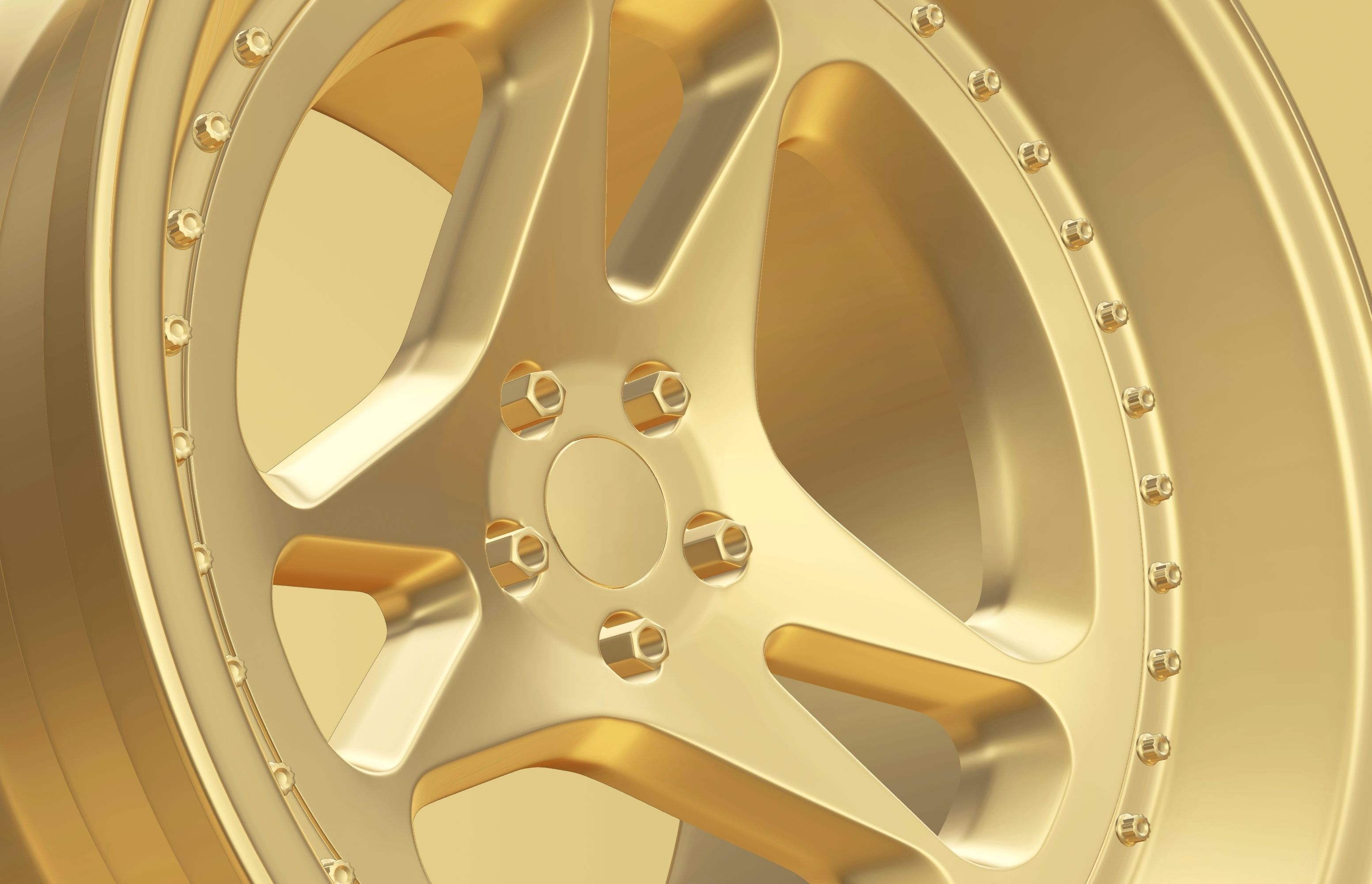 3D model Rotiform 6 rims pack High and Low poly VR / AR / low-poly ...