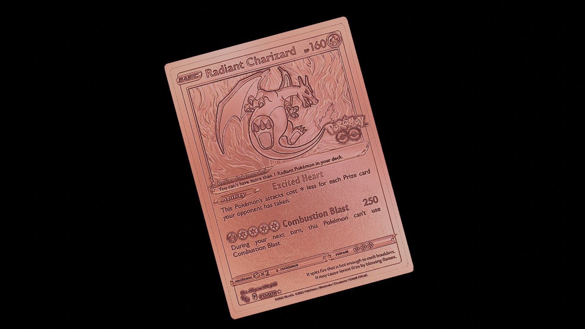 CHARIZARD POKEMON GO 3D model 3D printable | CGTrader